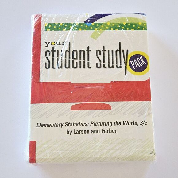 Other | Your Student Study Pack Elementary Statistics Picturing The World 3e Sealed | Poshmark
